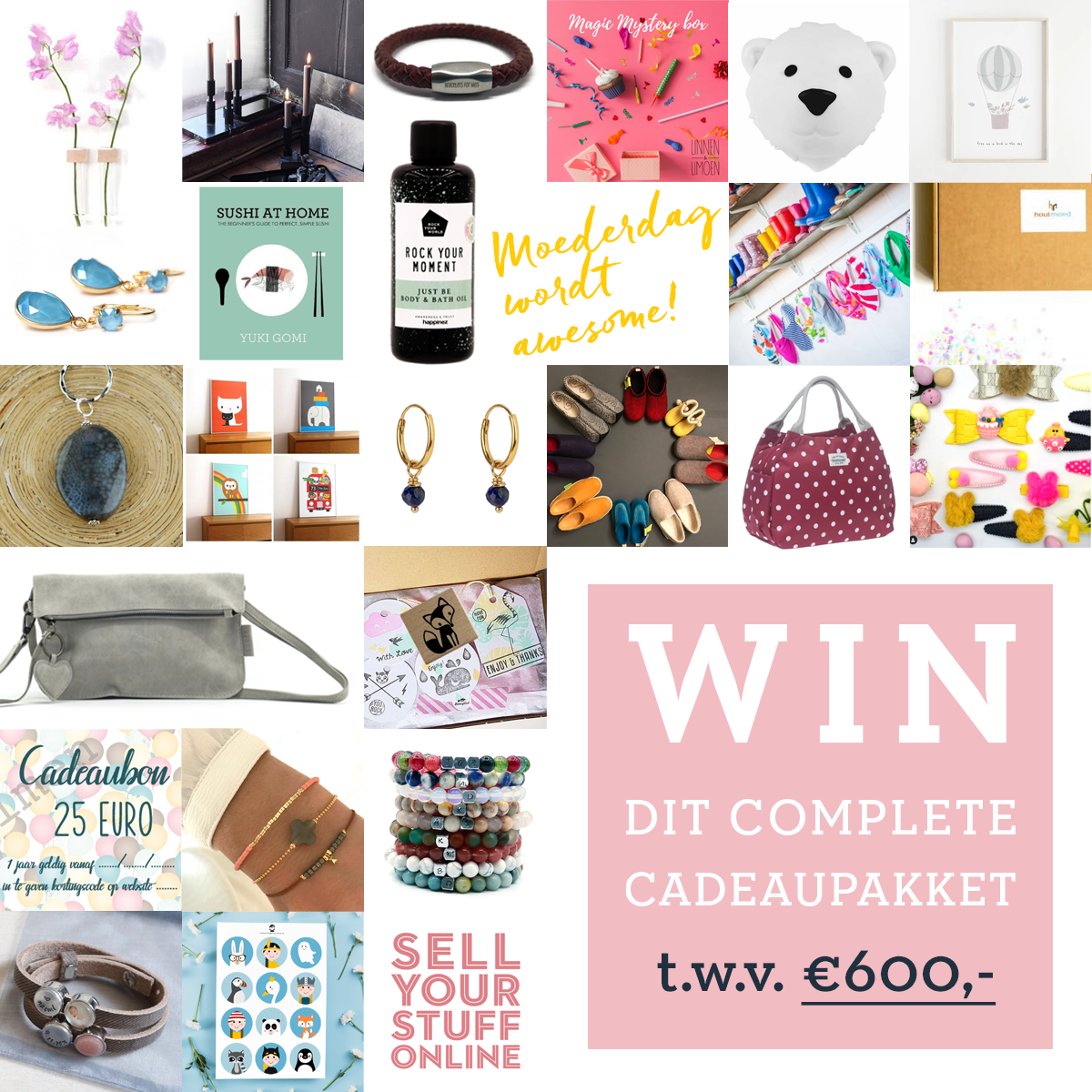 Instagram moederdag winactie sell your stuff online